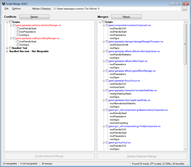 【The Witcher 3 Mod Manager】のインストール導入方法とMOD管理ツール導入使い方【＋Script Merger】 – MODライブラリー