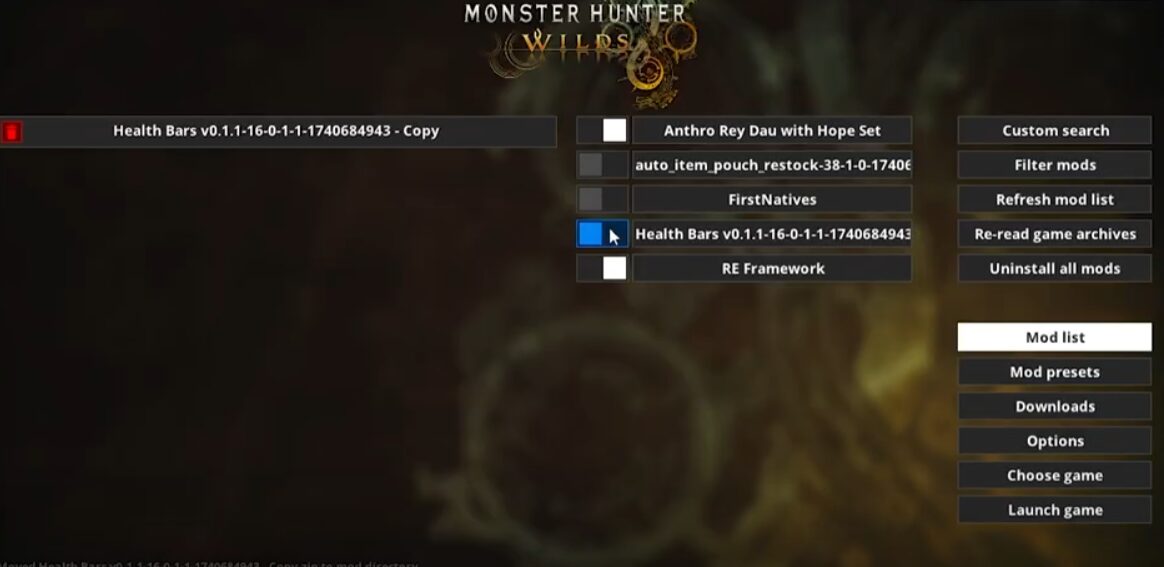 【モンスターハンターワイルズ】おすすめのMOD(見た目・チート)一覧とMOD入れ方導入手順の解説【Monster Hunter Wilds ...